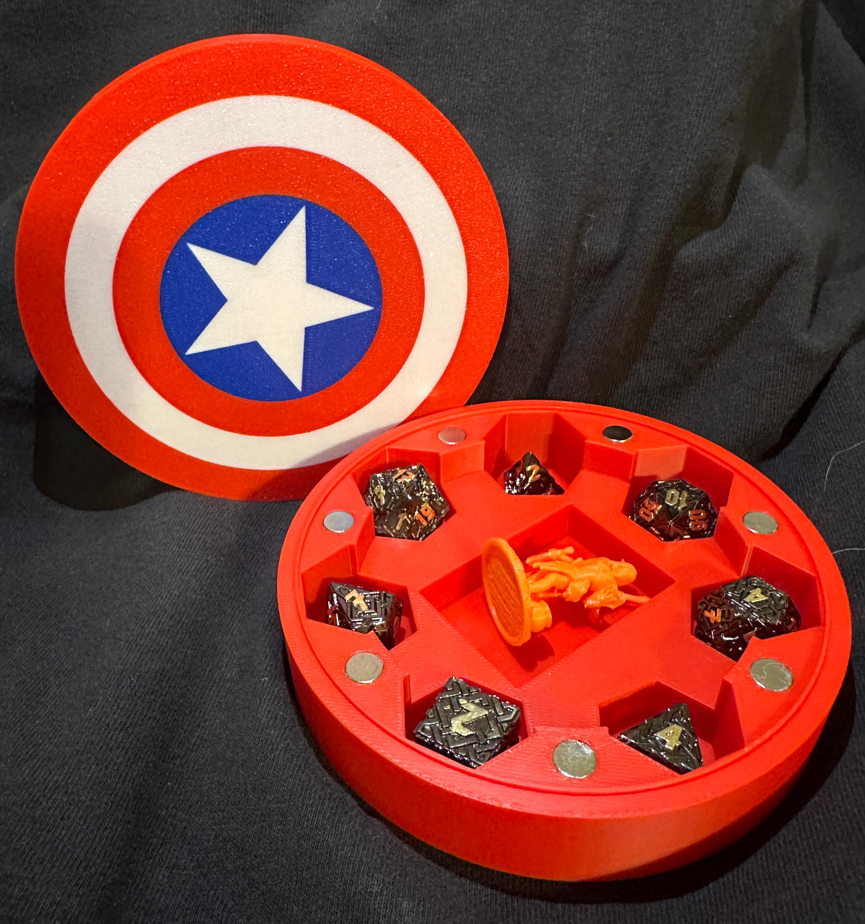 Captain Shield Dice Box - Etsy