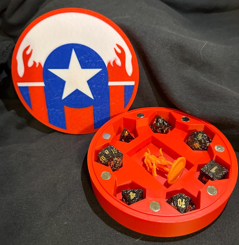 Captain Shield Dice Box - Etsy