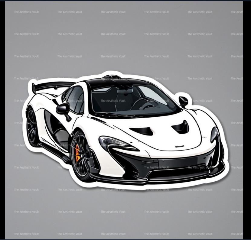 Mclaren P1 Sticker - Etsy