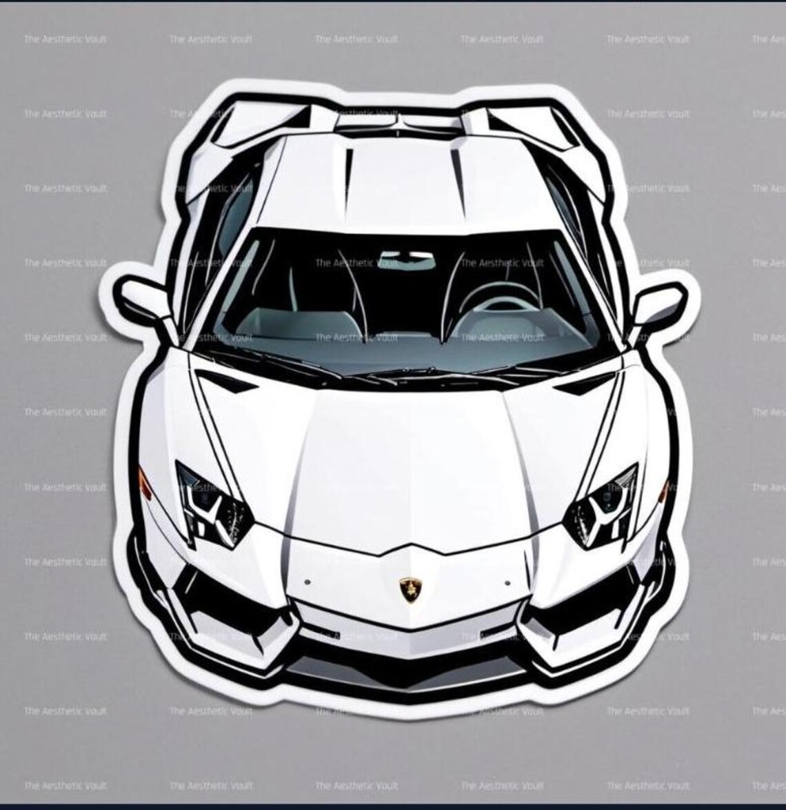 Lamborghini Aventador Sticker - Etsy