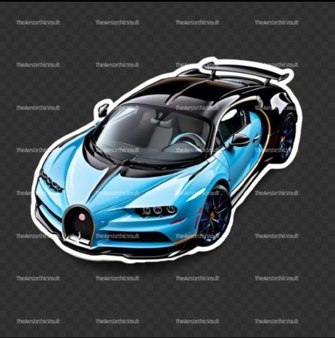 Bugatti Chiron Sticker – Ultimate Hypercar Art - Etsy