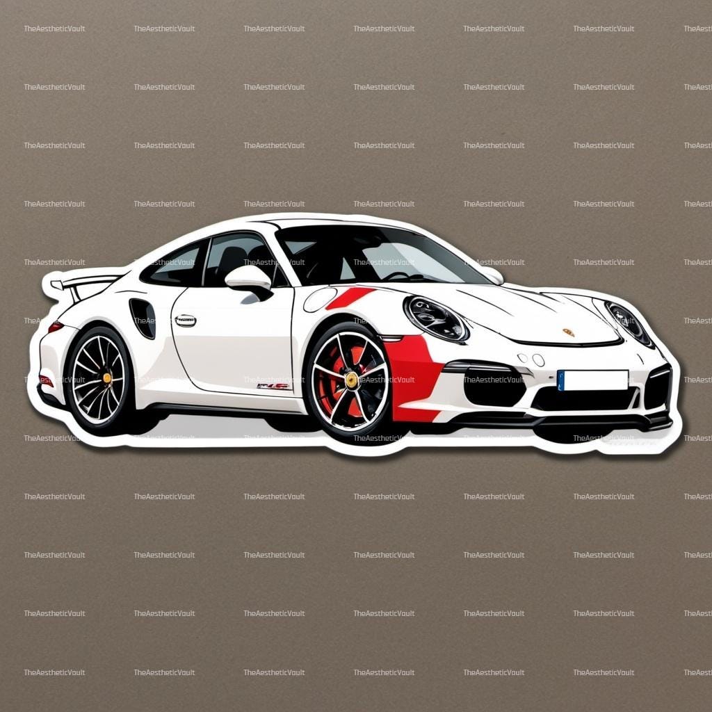 Porsche Sticker - Etsy