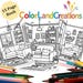 Cozy House Interior Coloring Book for Kids - 15 Printable Pages of ...