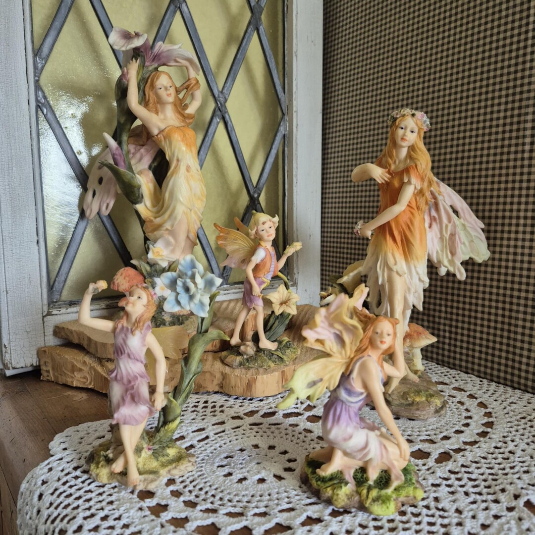 Romantic Fairies Figurines Zemeno - Vintage 2001 - Some With Box - Etsy