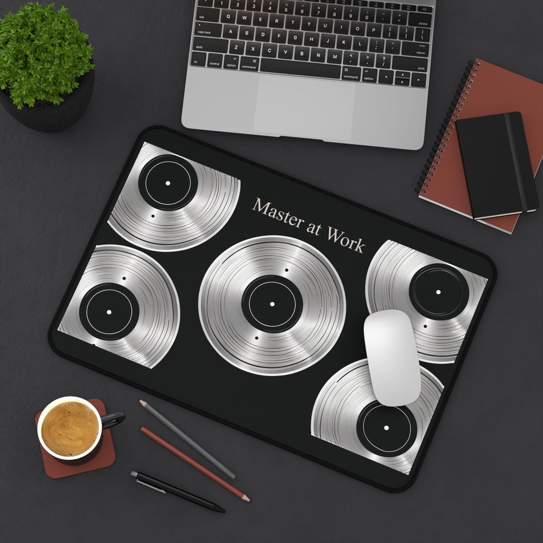 Music-themed Desk Mat - "master at Work" - Etsy