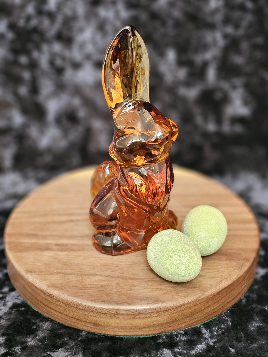 1970s Viking Glass Amber "thumper" Rabbit - Etsy