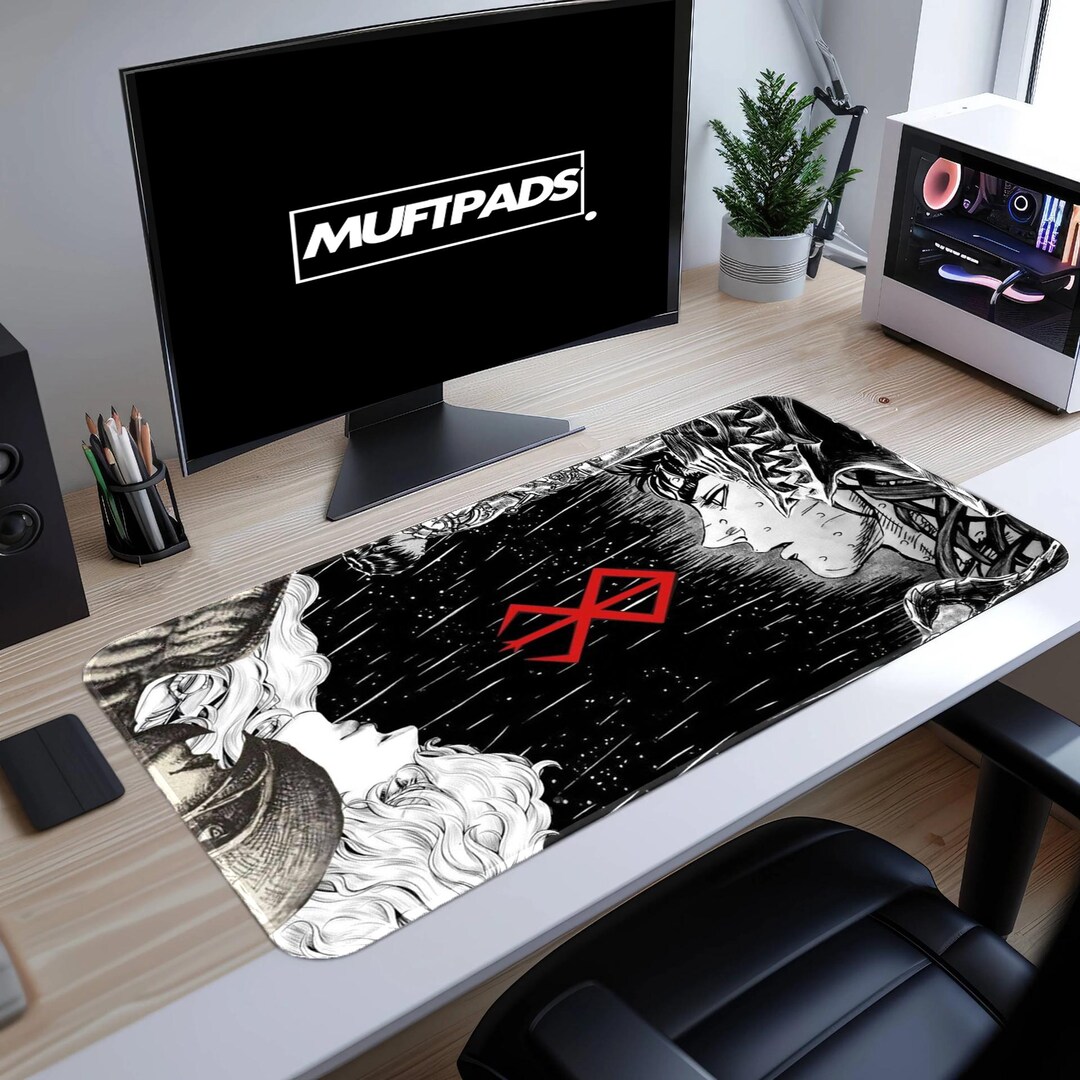 Berserk Guts and Griffith Desk Mat Epic Manga Scene Mouse Pad, Ideal ...