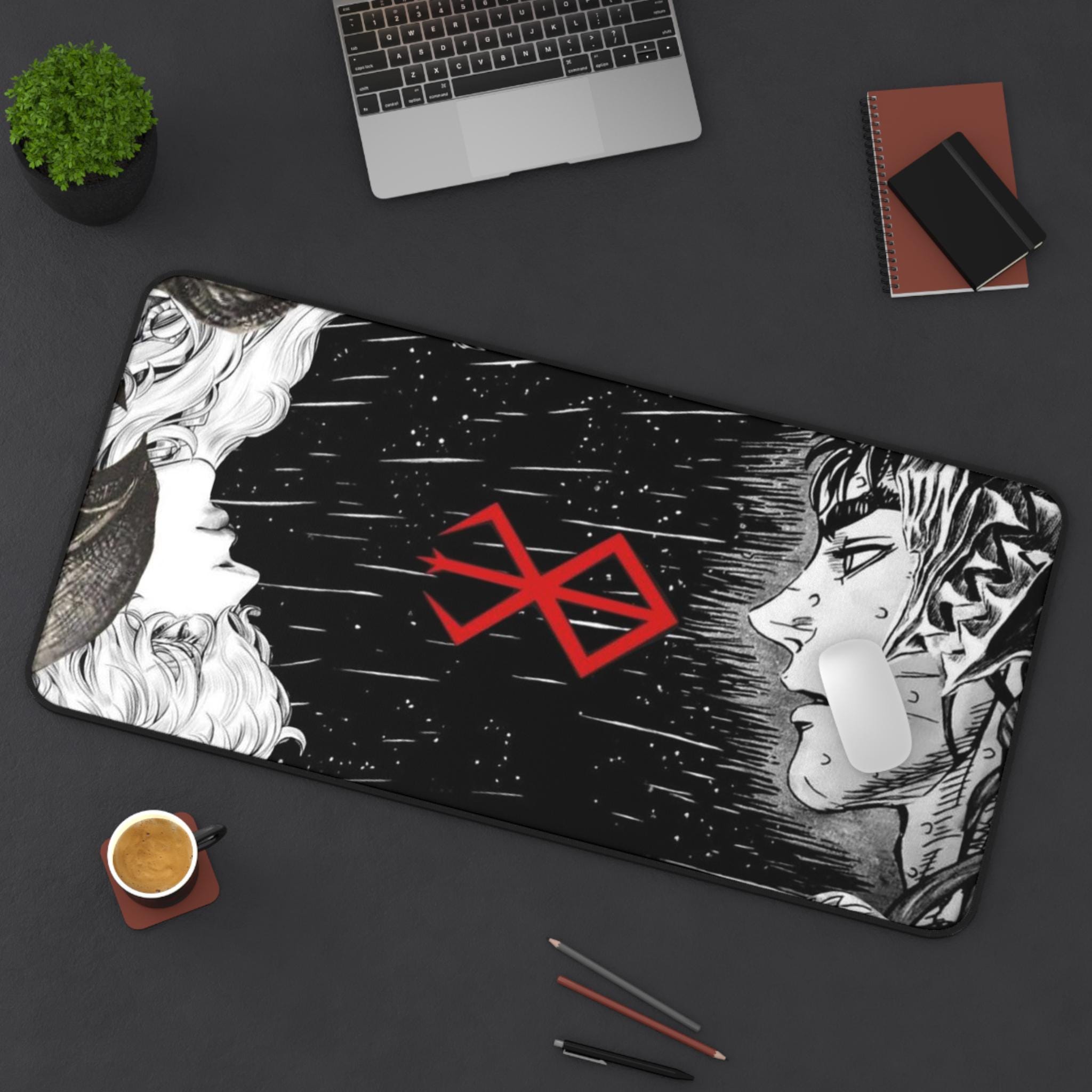 Berserk Guts and Griffith Desk Mat Epic Manga Scene Mouse Pad, Ideal ...