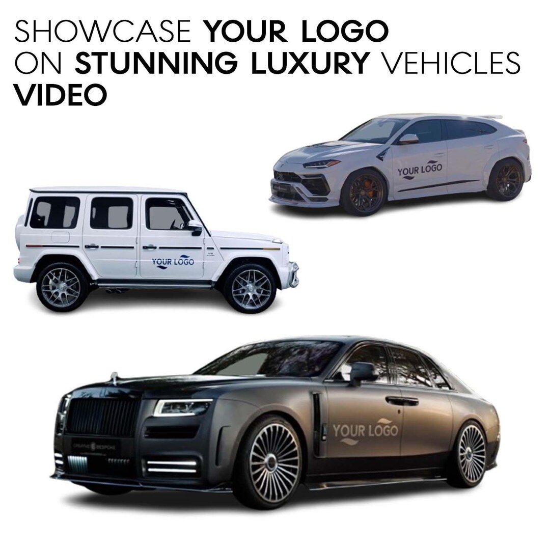 Custom Luxury Car Branding Video Mockup – Add Your Logo in 4K for Ads ...