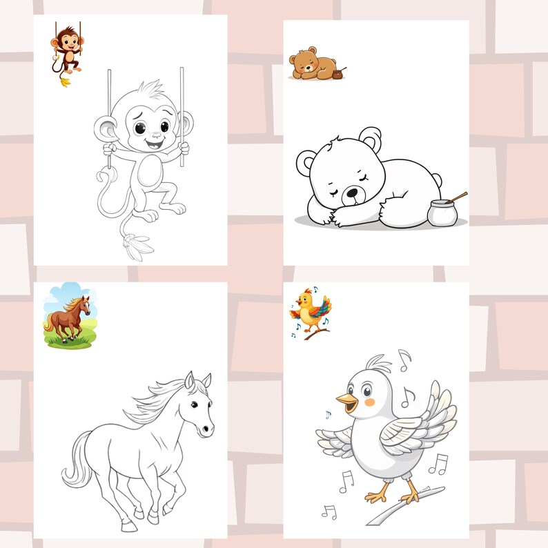 Whiskers & Wonders: Playful Kittens Coloring Adventure - Etsy