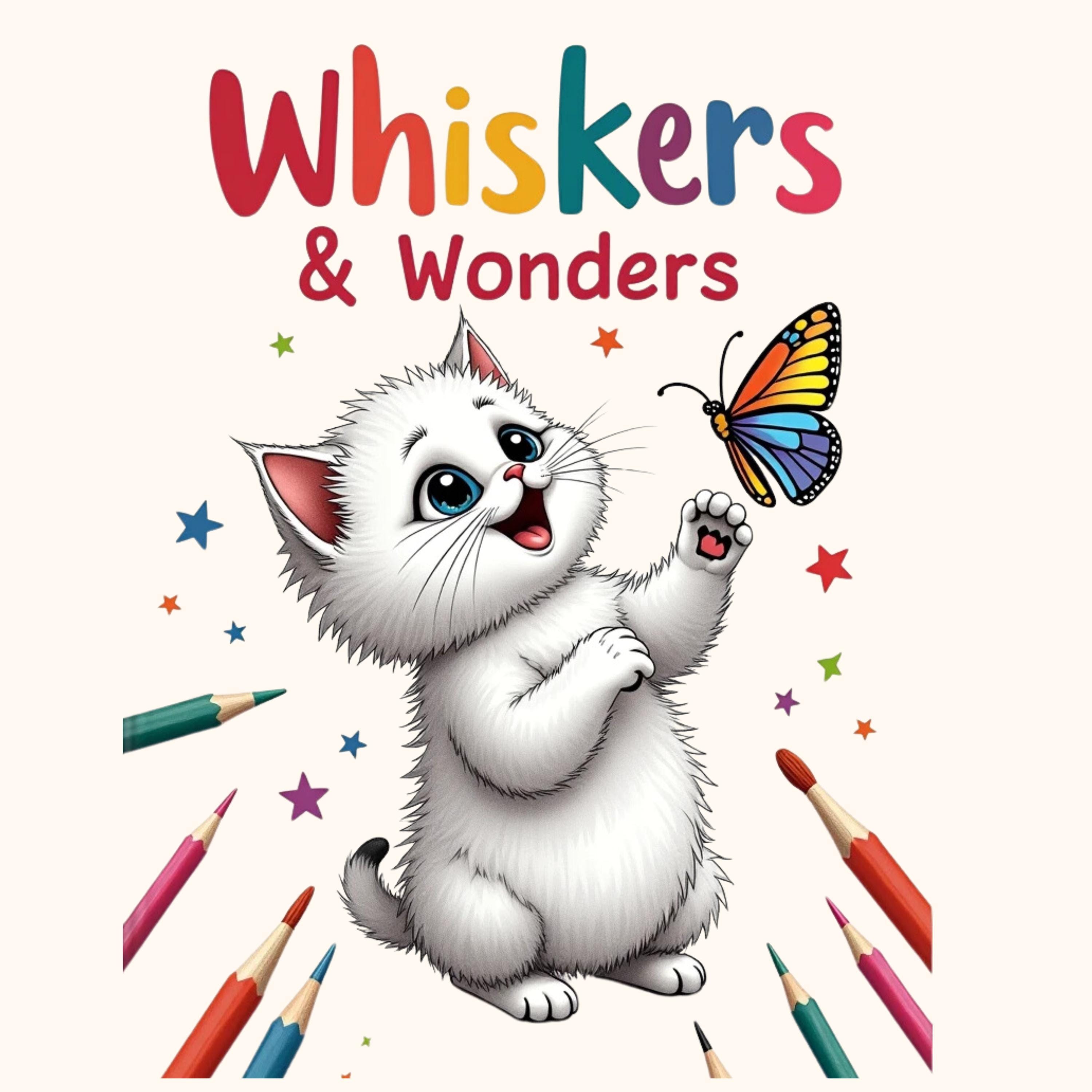 Whiskers & Wonders: Playful Kittens Coloring Adventure - Etsy