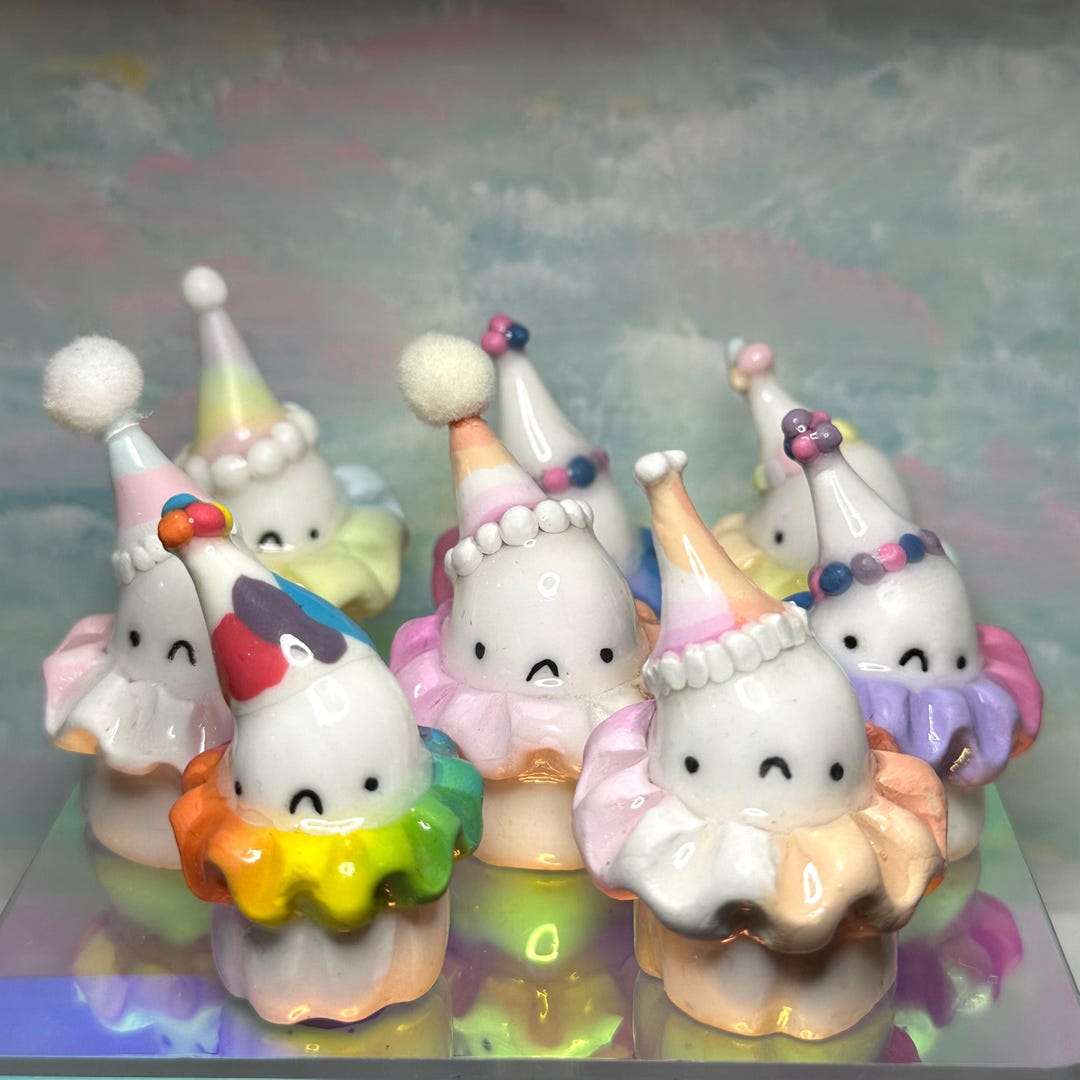 Pride Theme Mini Sad Clown Pride Figurine Desk Companion - Etsy