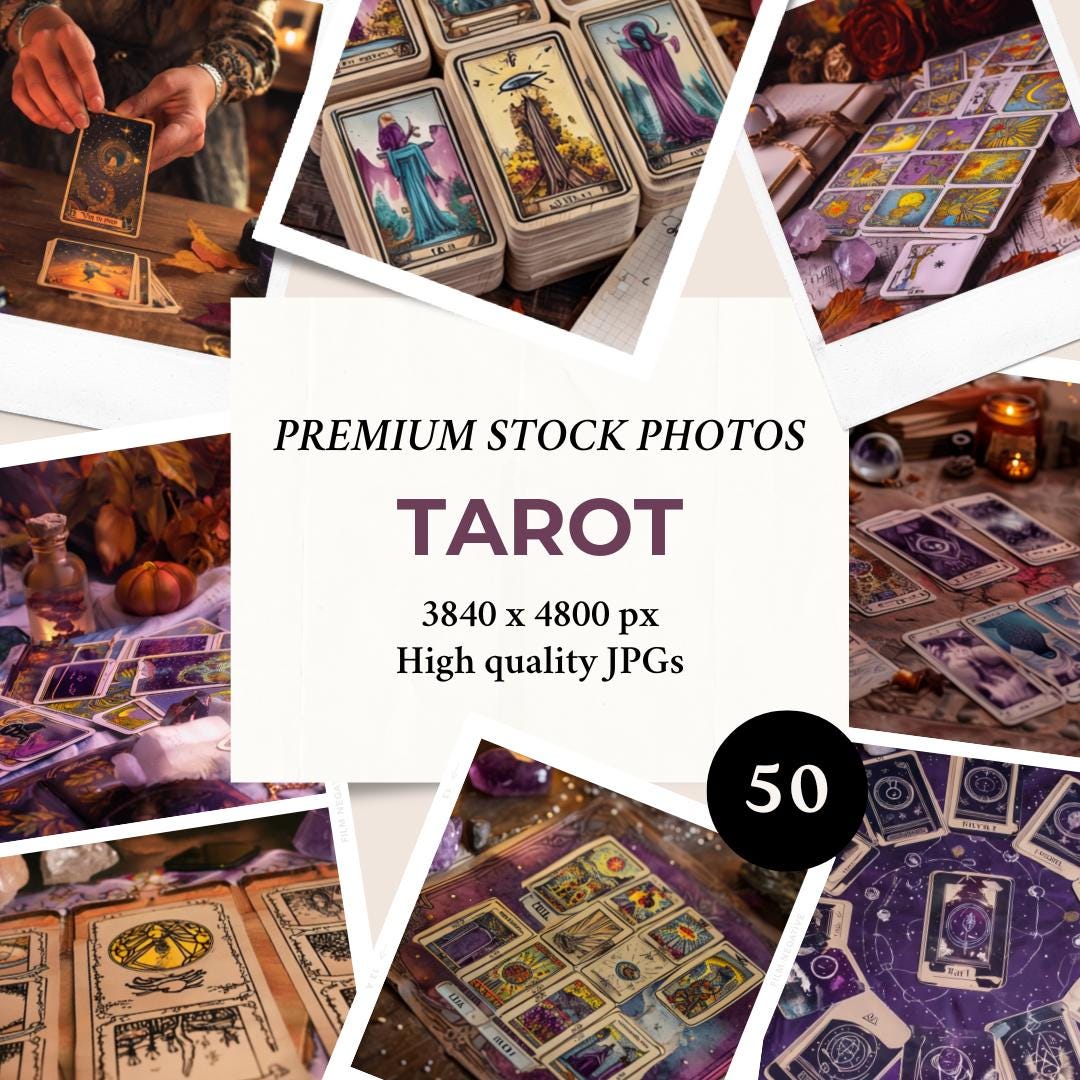 Tarot 50 Stock Photos | Images Bundle for Social Media Marketing ...