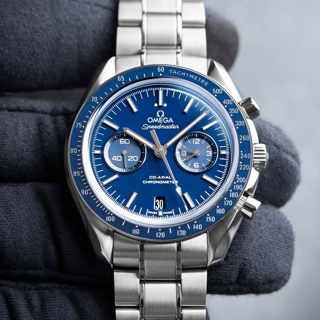 Elegant Watch, Omega Speedmaster Two Counters Co-axial Titanium ...