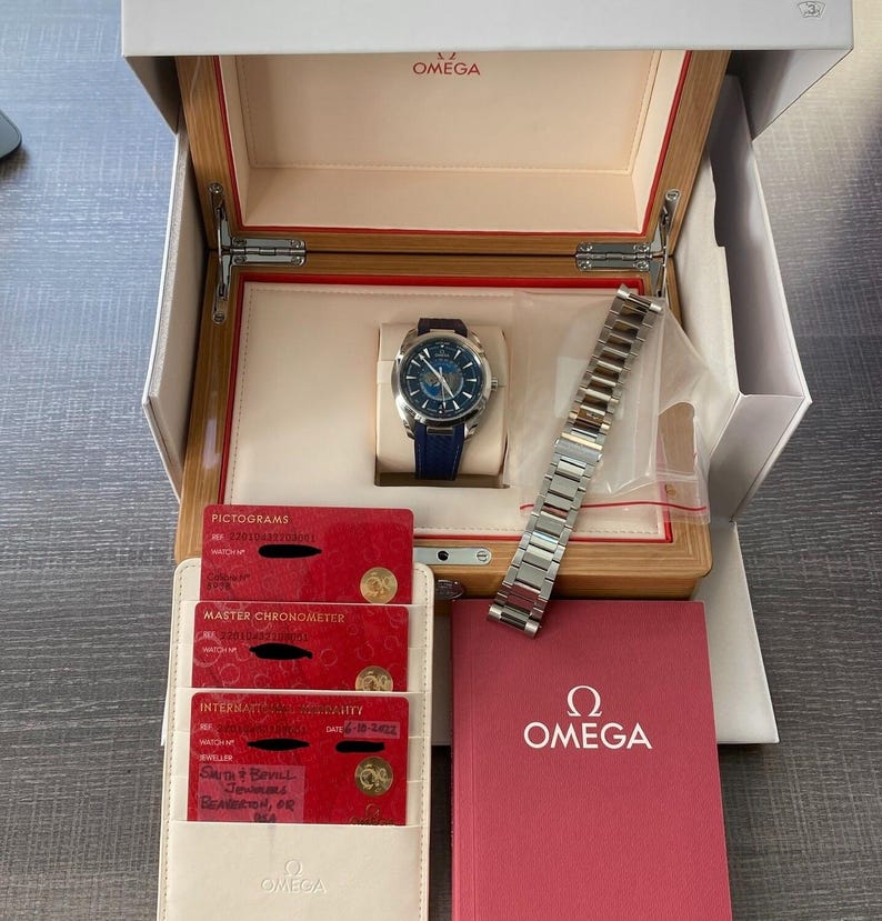 Elegant Watch, Omega Seamaster Aqua Terra Worldtimer GMT Co-axial Steel ...