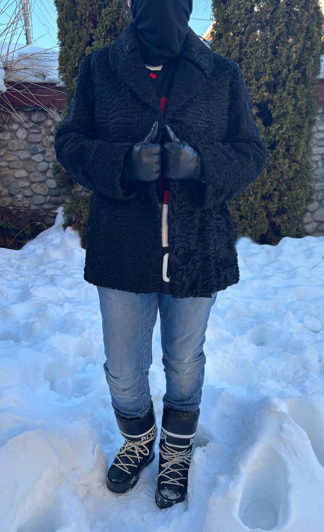 Vintage Astrakhan Fur Coat – Bukhara Karakul Jacket Size M - Etsy