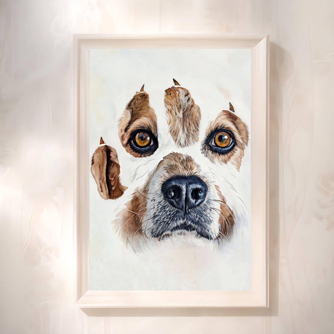 Custom Pet Portrait | Realistic Digital Pet Painting From Photo | Dog ...