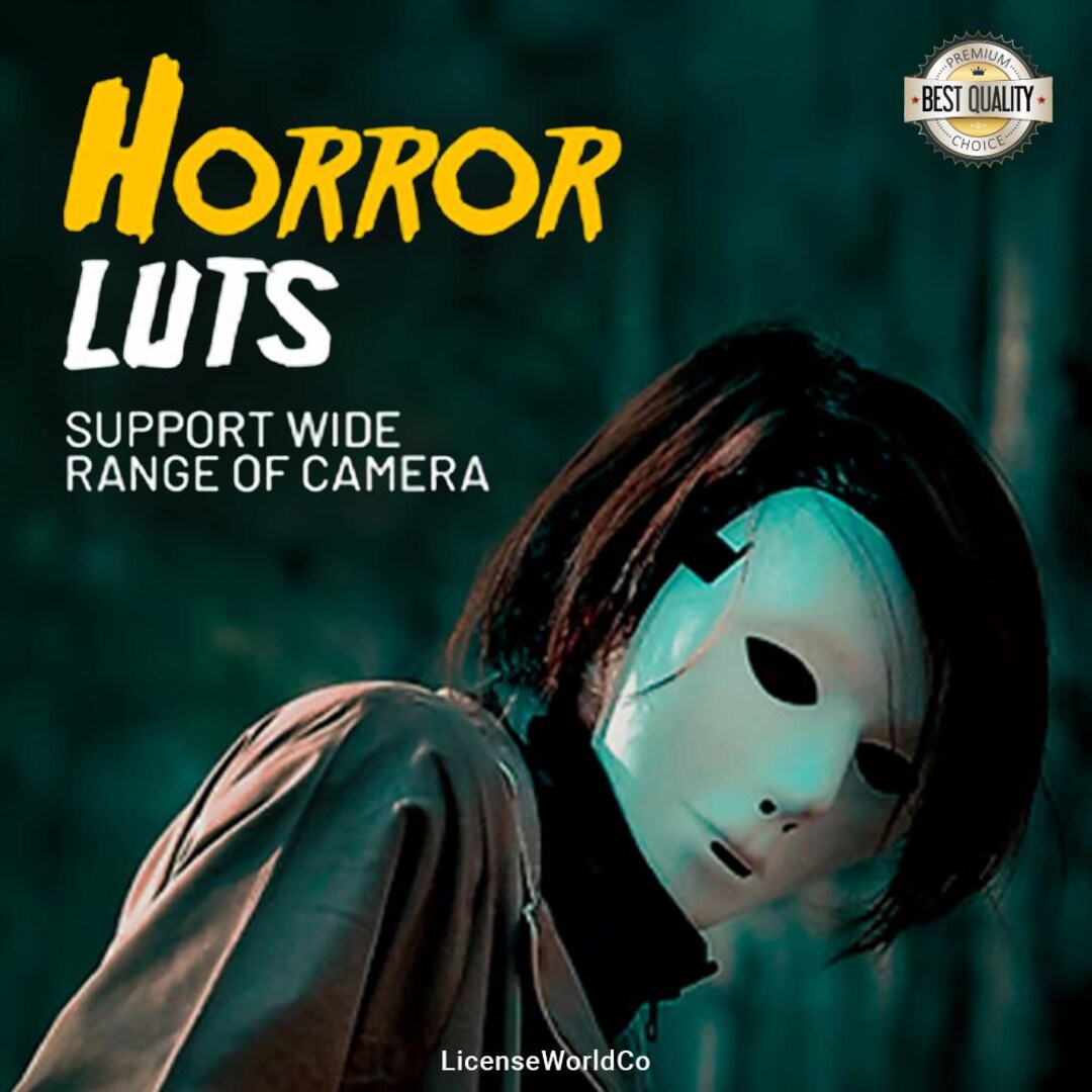75 Horror Luts Premiere Pro, Color Grading, Video Presets, Retro ...