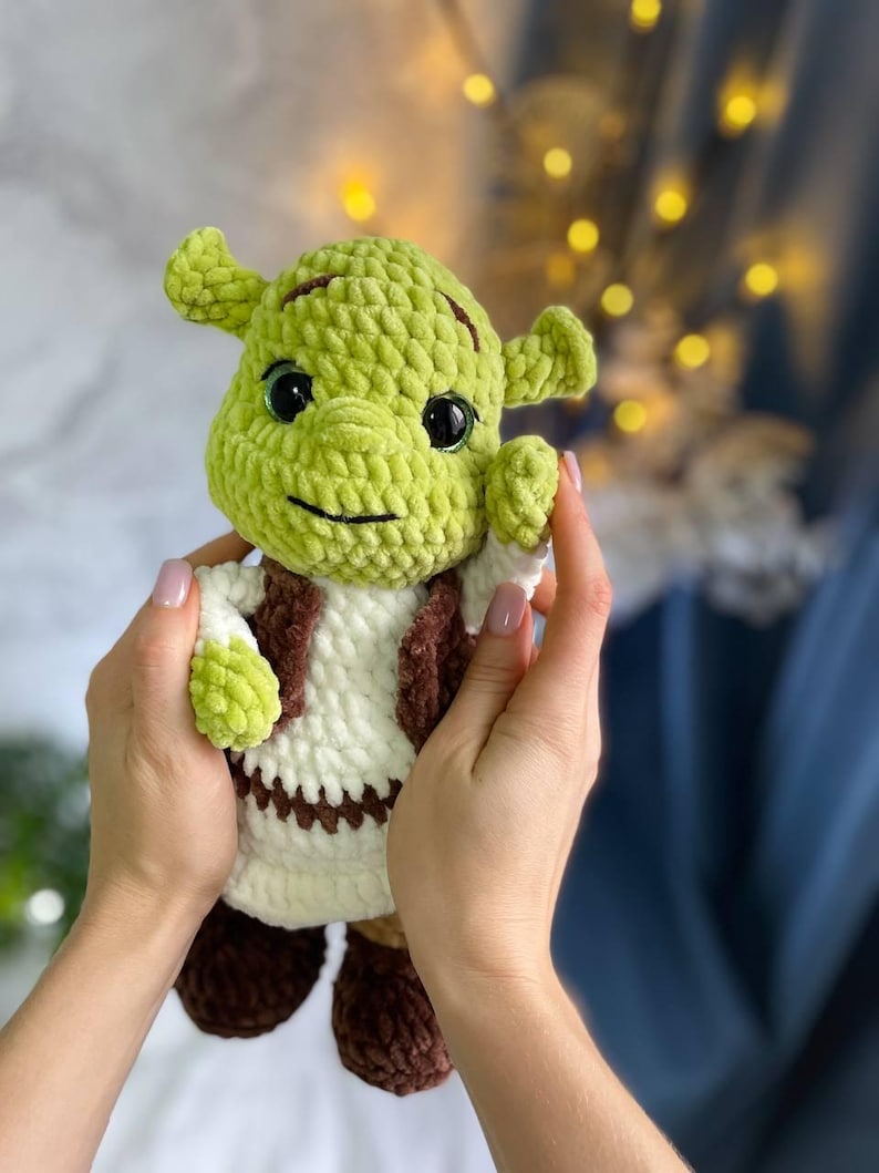 Shrek Crochet Pattern PDF | Amigurumi Ogre Toy Tutorial | English ...