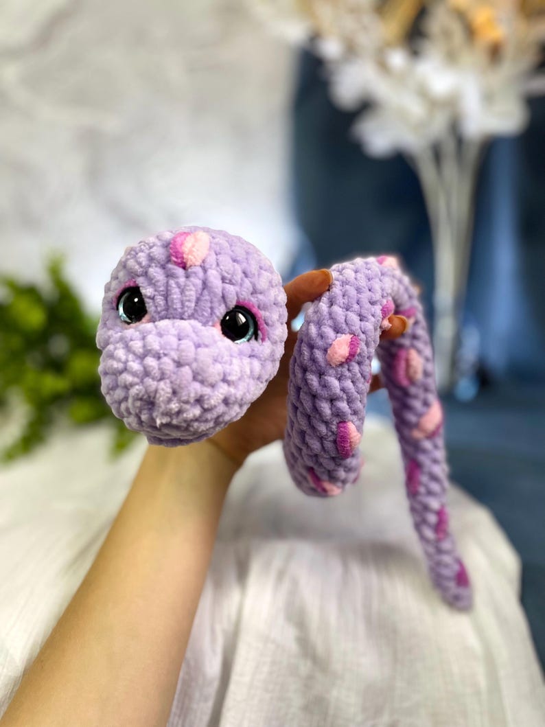 Snake Crochet Pattern Plushies Amigurumi - Etsy