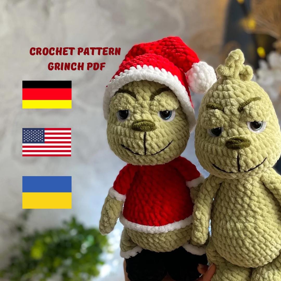 Crochet Pattern Grinch - Etsy