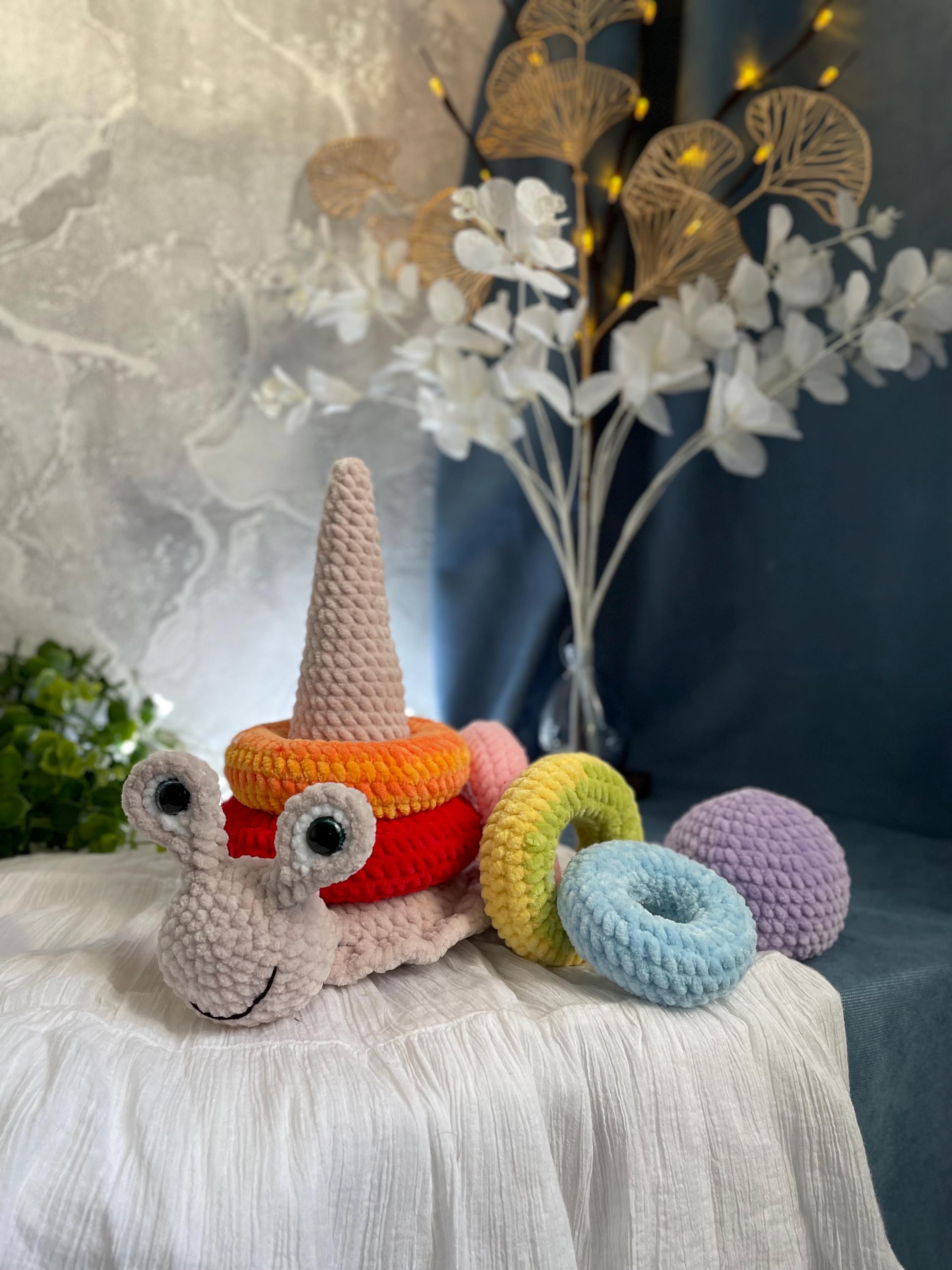 Pyramid Snail Crochet Pattern Plushies Amigurumi - Etsy