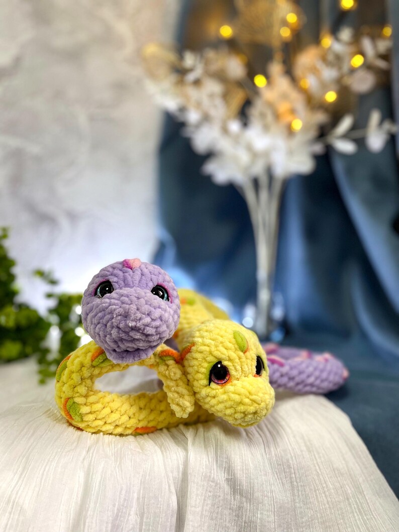 Snake Crochet Pattern Plushies Amigurumi - Etsy