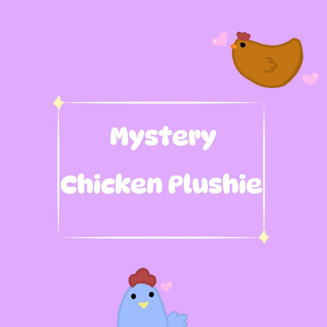 Mystery Chicken Crochet Plushie - Etsy