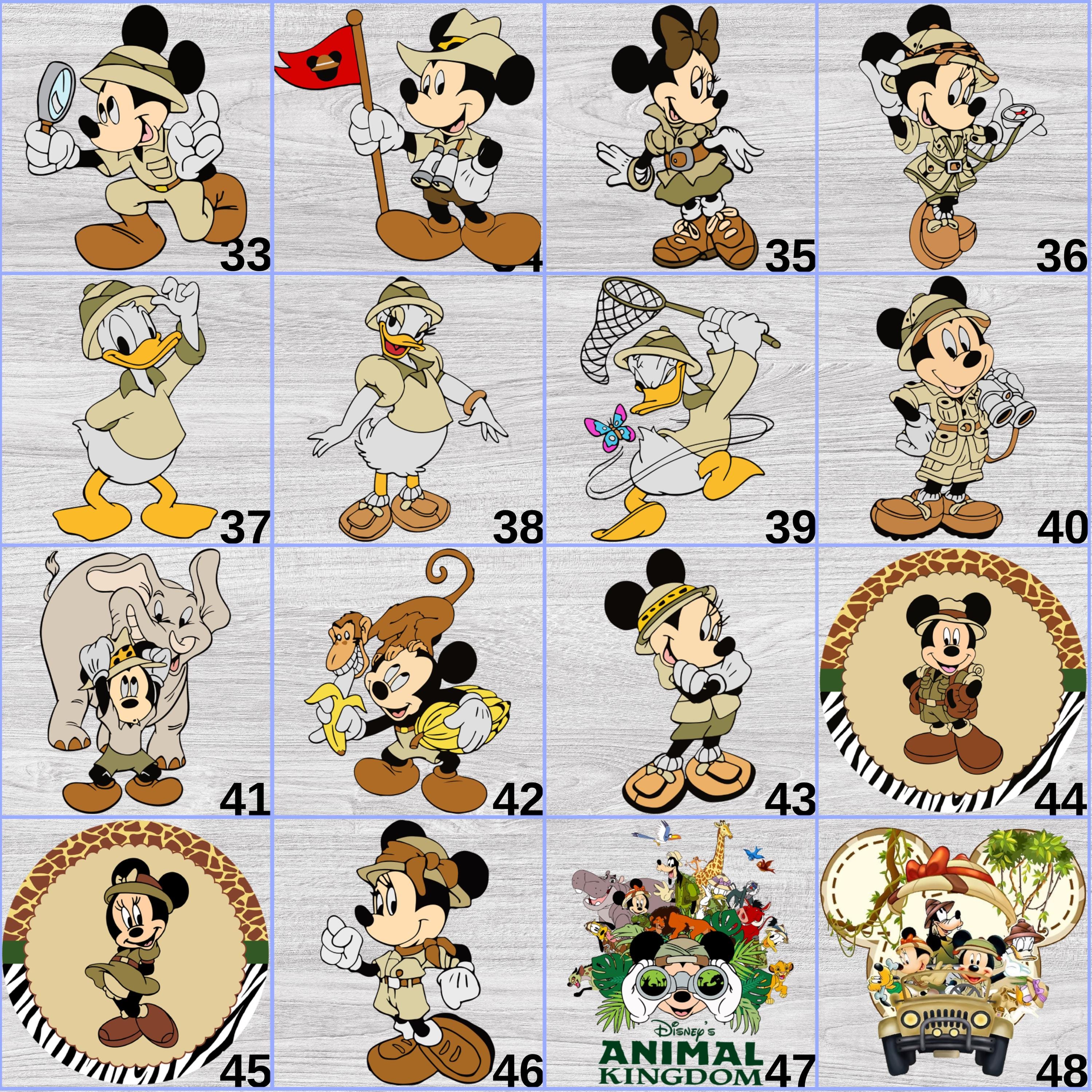 Disney Animal Kingdom DTF Printing | Disney Mickey Minnie Ready to ...