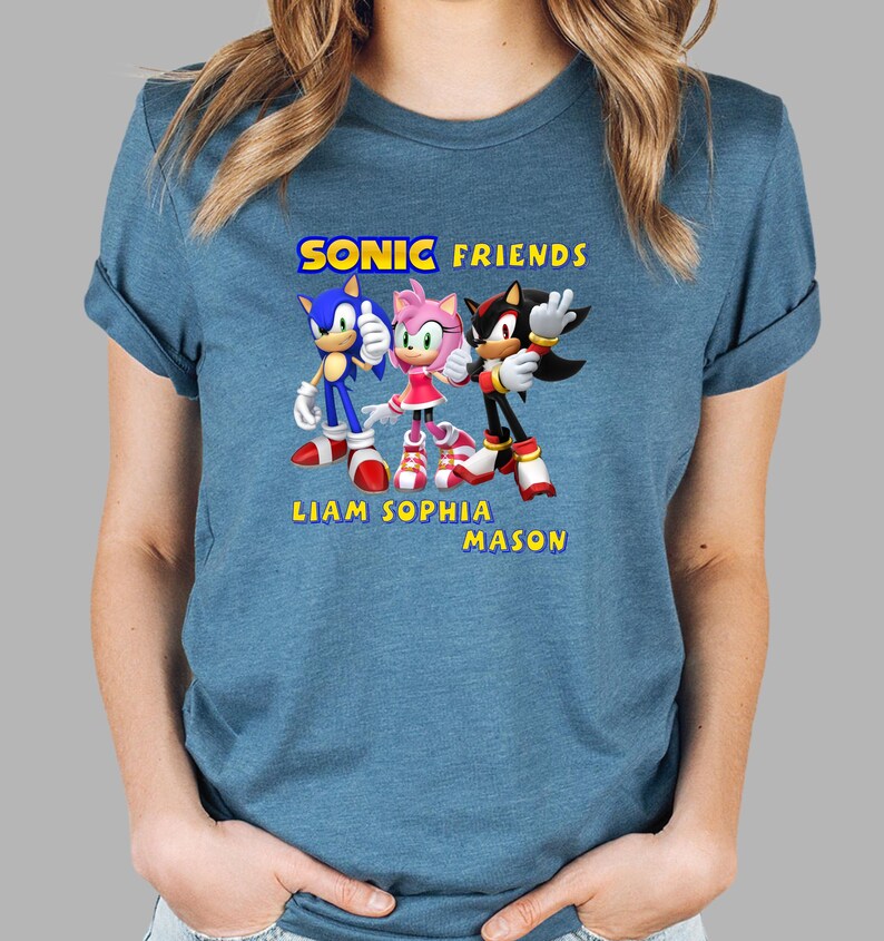 Custom Sonic Friends Dtf Printing | Sonic Friends DTF | Friends Vintage ...