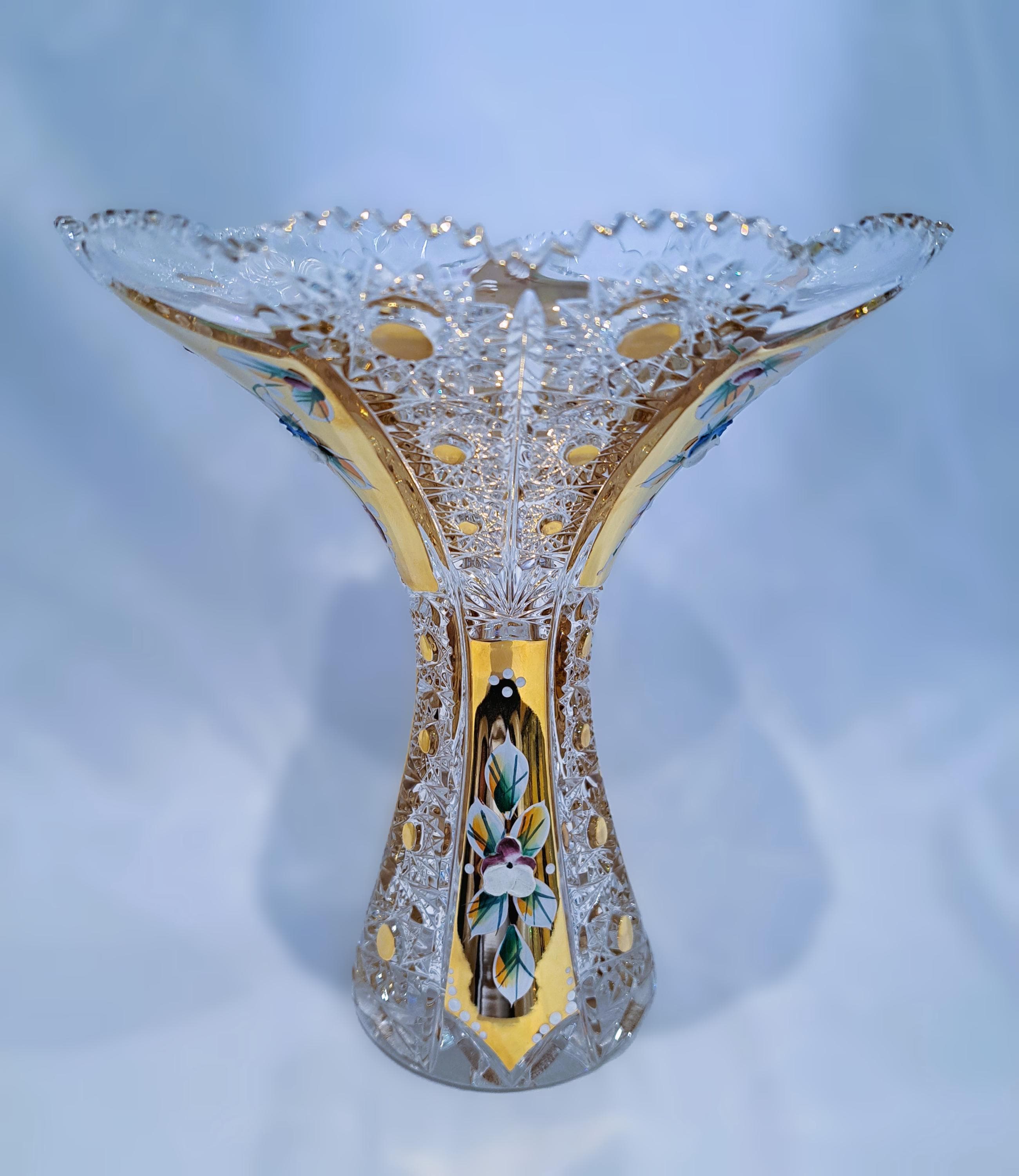 Bohemia glass vase - Etsy 日本 Bohemia glass vase - Etsy 日本