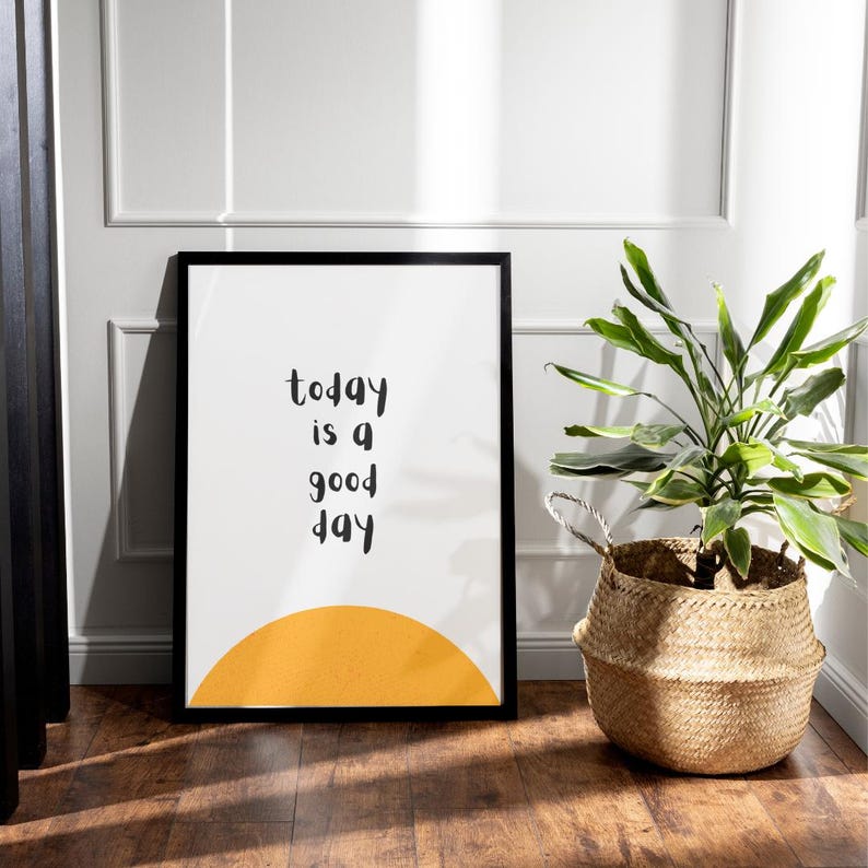 Minimalist Living Room Wall Art Poster Trendy Digital Prints Home Decor ...