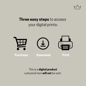 Minimalist Living Room Wall Art Poster Trendy Digital Prints Home Decor ...