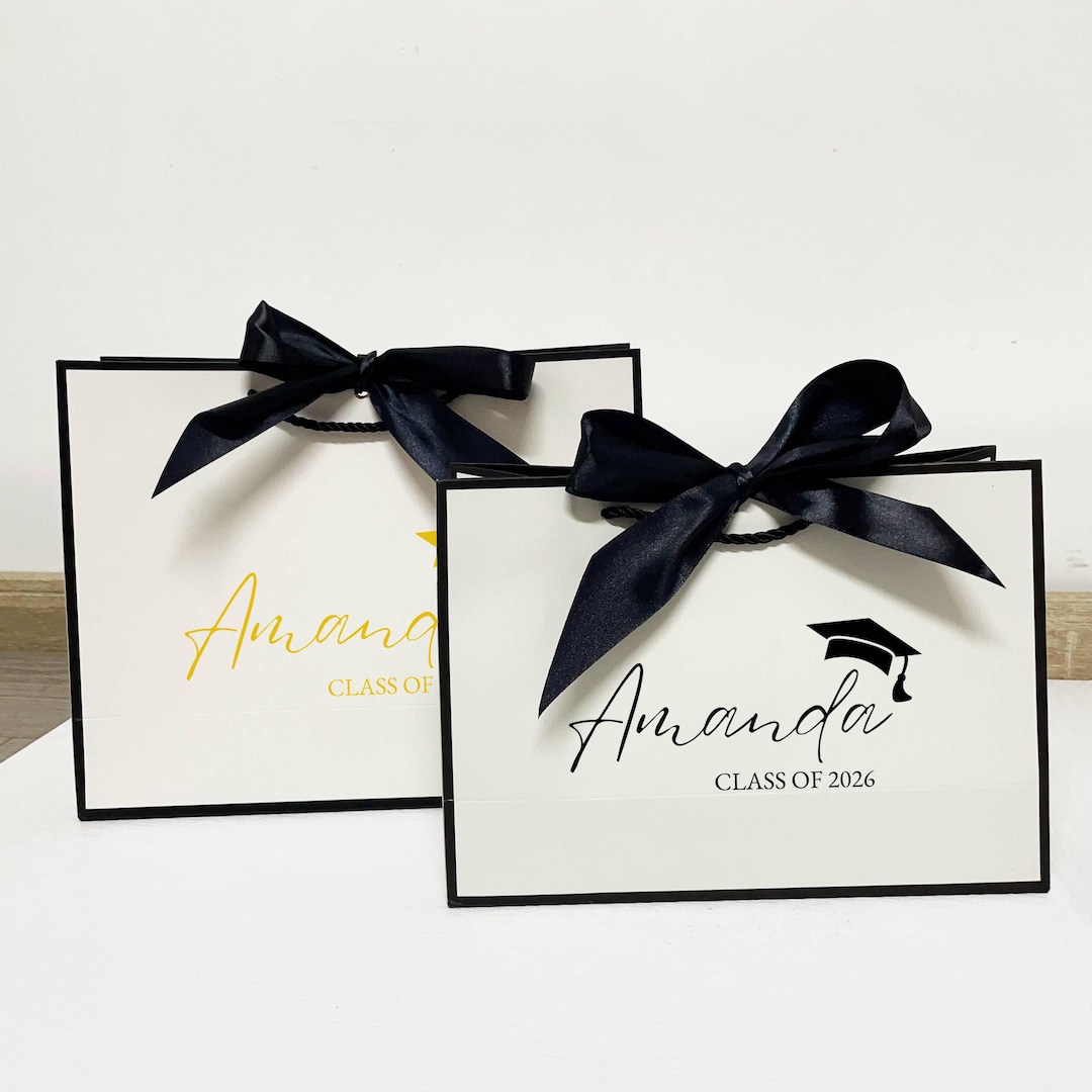 Personalized Graduation Gift Bags, Leavers Gift Bag, University Gift ...