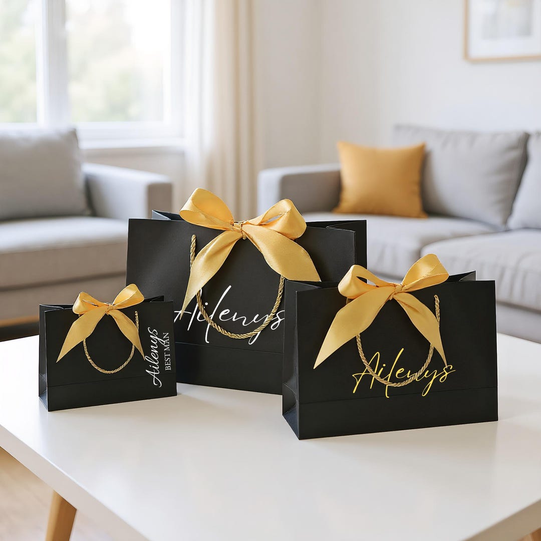 Personalized Wedding Groomsmen Gift Bag, Best Man Gift Bag, Groomsmen ...