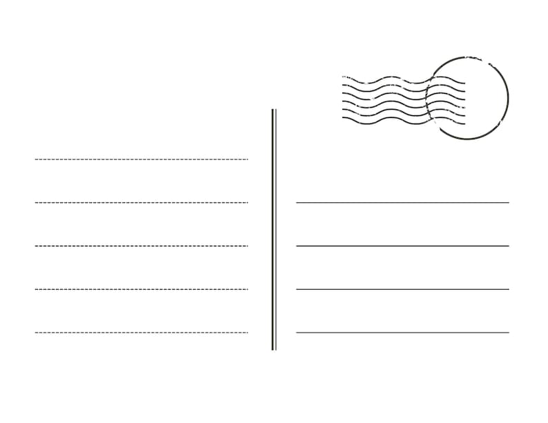 10 Vintage Tourism Travel Santorini Greece Printable Postcards ...