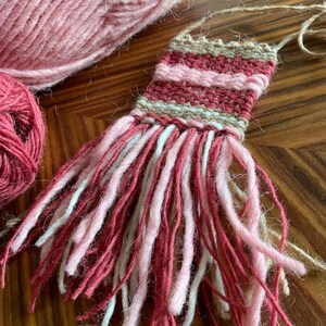 Small Weaving in Strawberry Rhubarb Pie - Etsy