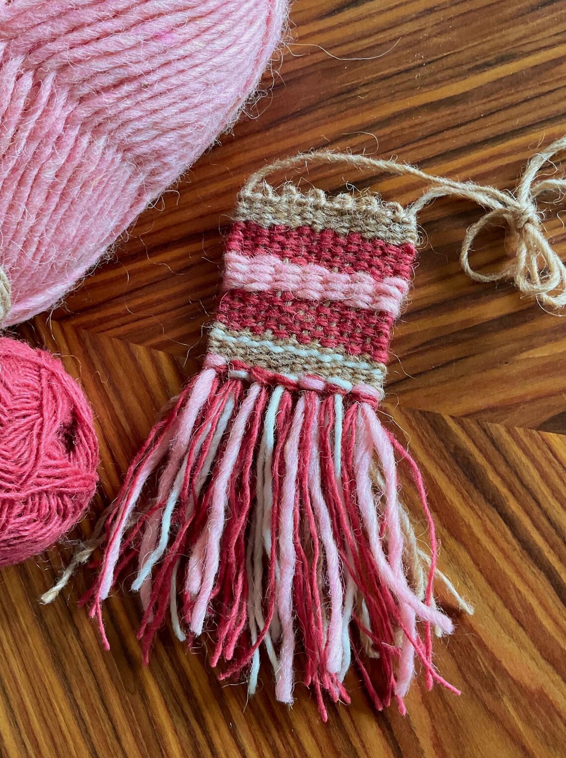 Small Weaving in Strawberry Rhubarb Pie - Etsy