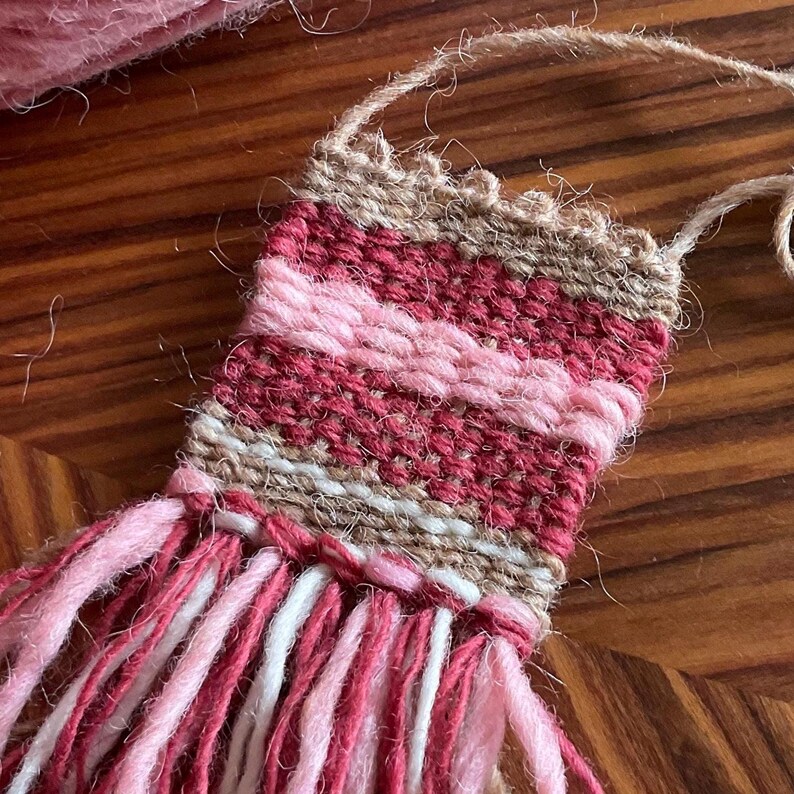 Small Weaving in Strawberry Rhubarb Pie - Etsy
