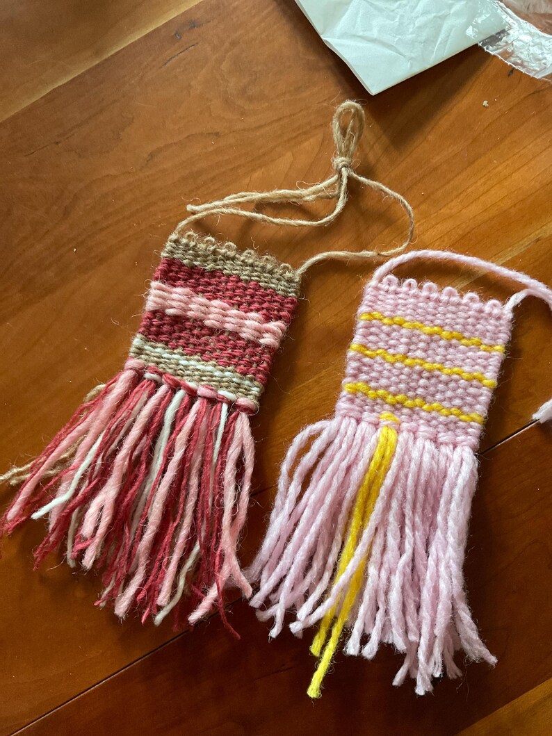 Small Weaving in Strawberry Rhubarb Pie - Etsy