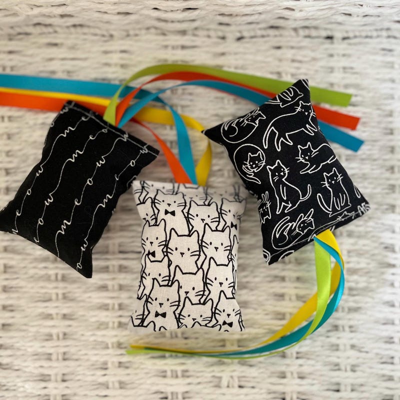 Fabric Cat Pillows - Etsy