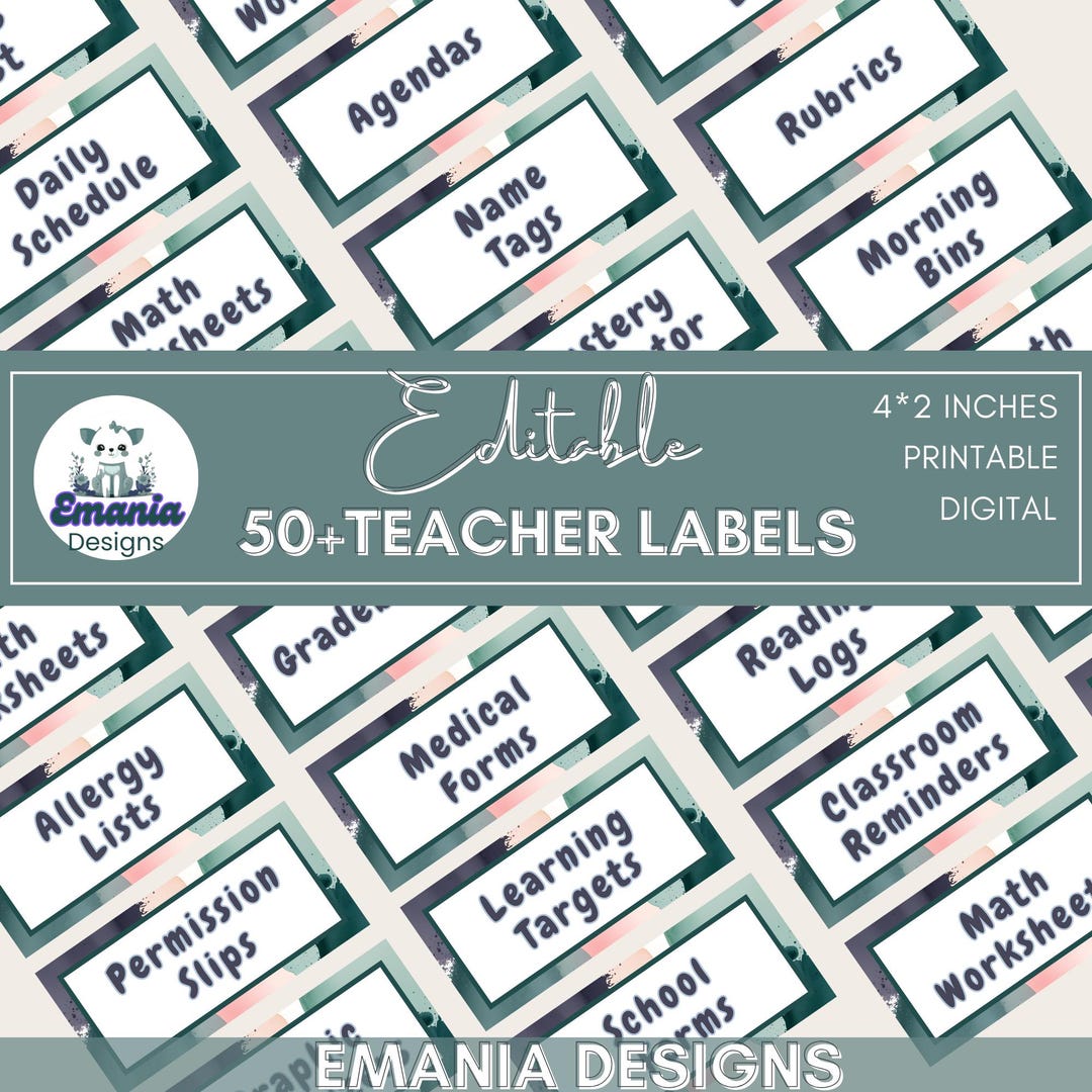 Modern Learning Center Labels | Classroom Station Signs | Printable ...