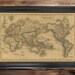 Vintage 19th Century World Map, Printable World Map Wall Art ...