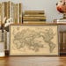 Vintage 19th Century World Map, Printable World Map Wall Art ...