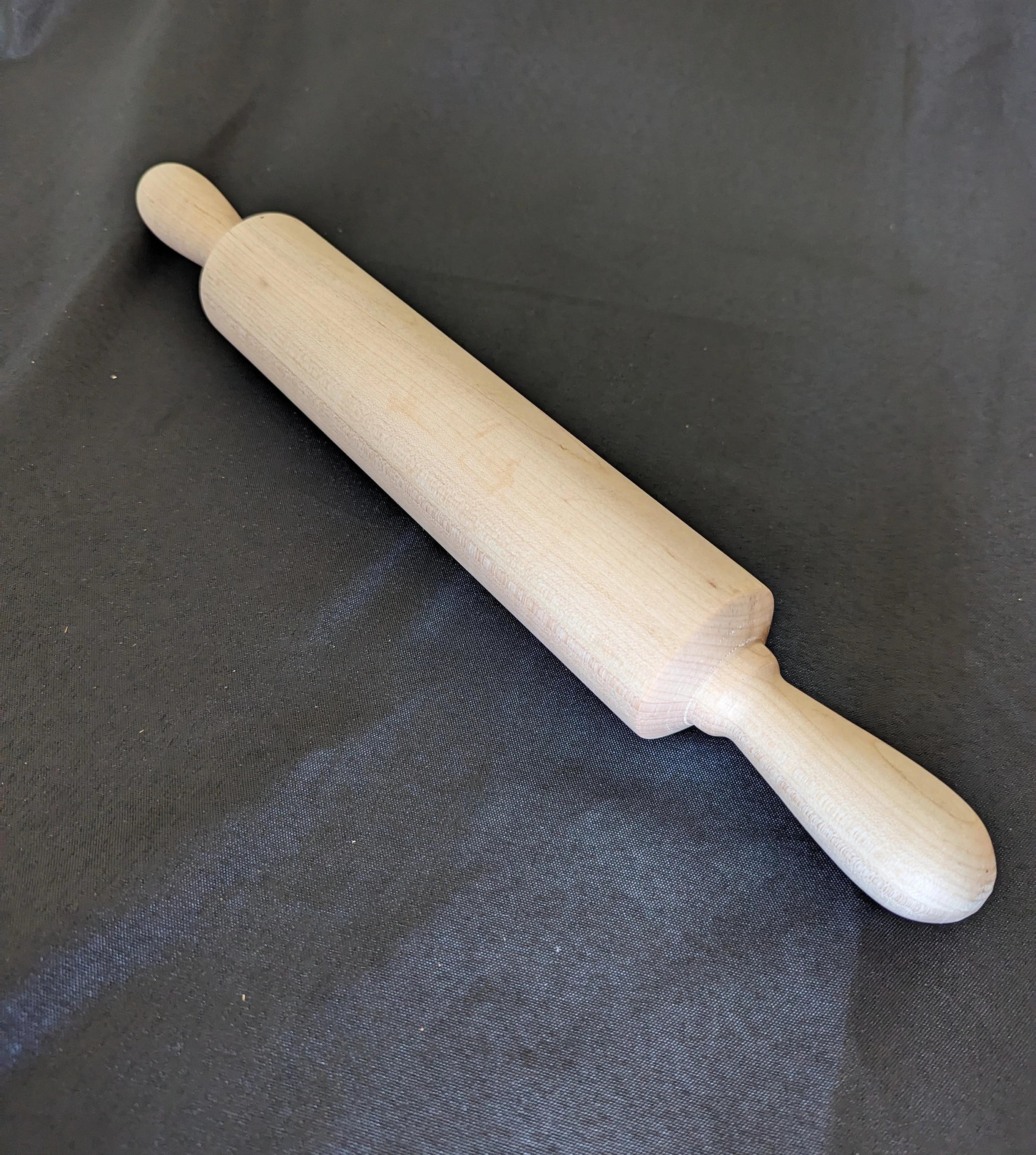 Amish Handcrafted Rolling Pin | Premium Maple, Striped Walnut-maple or ...
