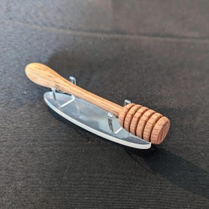 Amish-made Wooden Honey Dipper | Oak, Cherry, Walnut, Maple ...