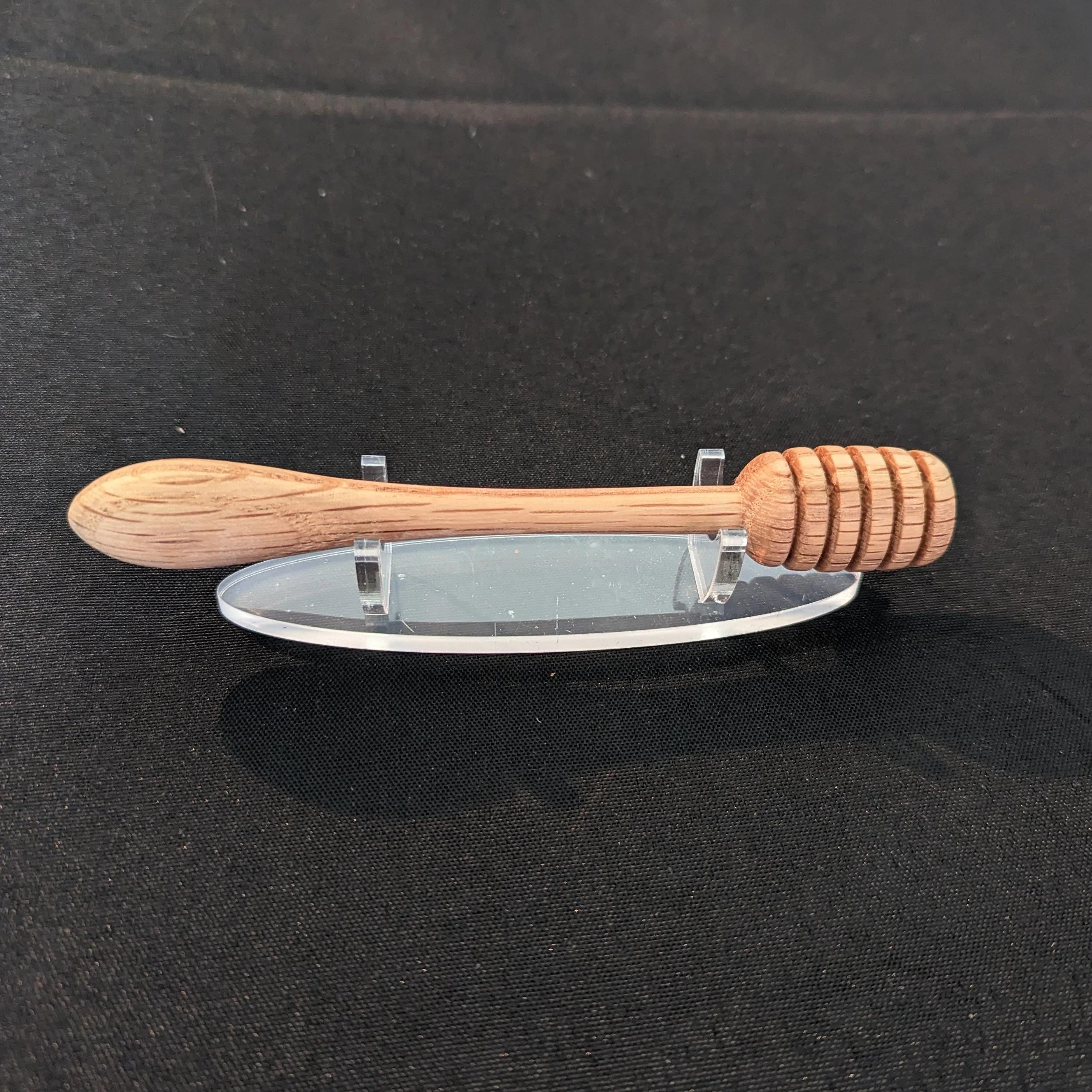 Amish-made Wooden Honey Dipper | Oak, Cherry, Walnut, Maple ...