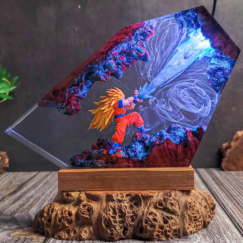 Goku Lamp - Etsy