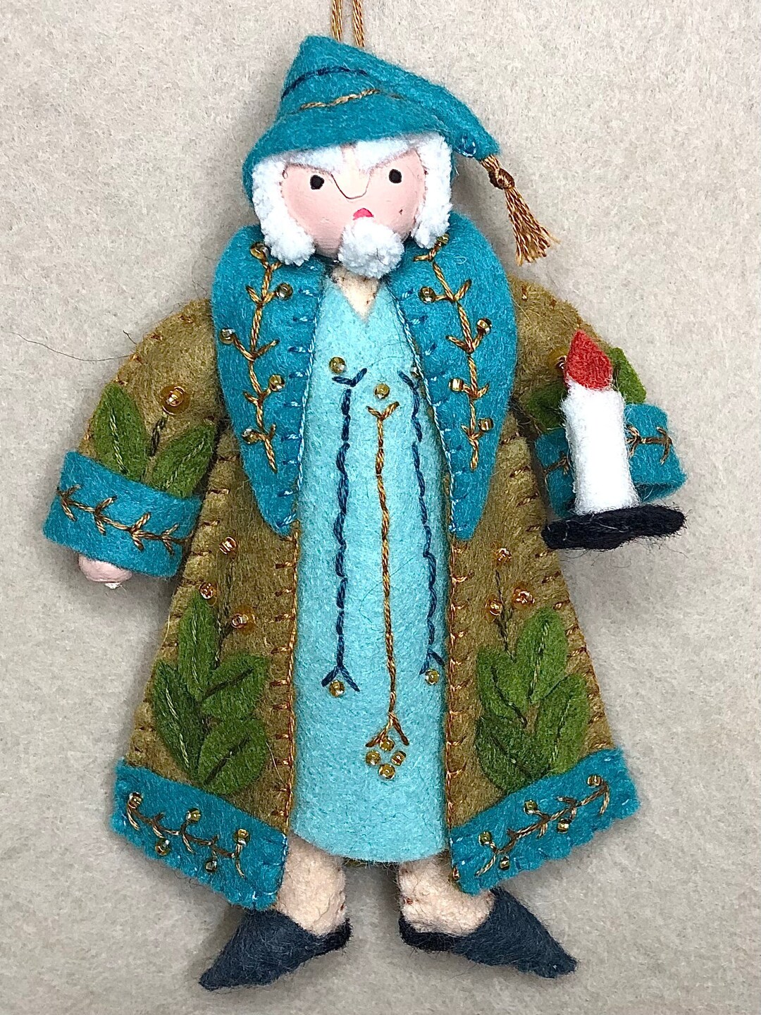 Scrooge Ornament, Sewn by Me, Design by MMM Crafts Larissa Holland - Etsy