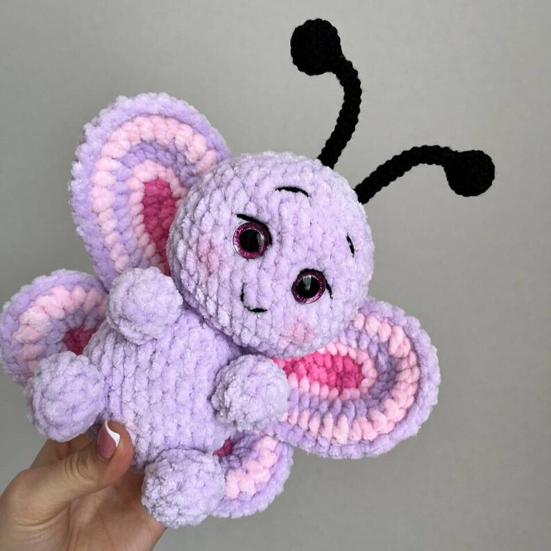 Crochet Butterfly Amigurumi Pattern: Easy Plush Toy (PDF Pattern) - Etsy